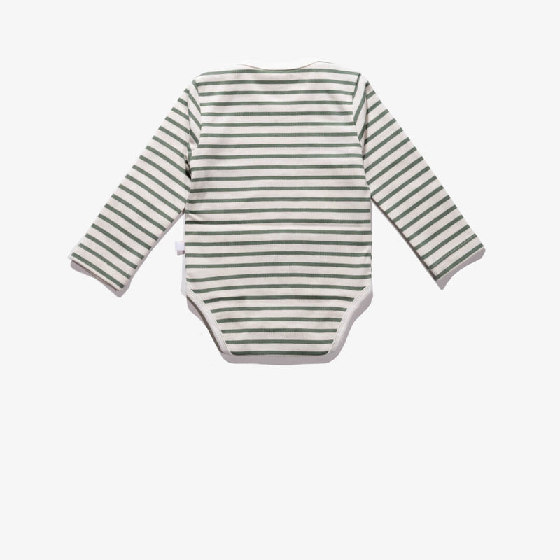 Baby Body aus Bio-Baumwolle | 0-24 Monate | Retro Green | lalalulu